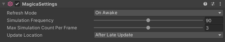 MagicaSettings – Magica Soft